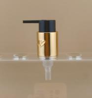 China Black and Golden Cream Pump Left-Right Lock with Print K702-1 for Cosmetic Bottles for sale