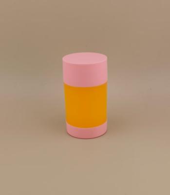 China Pink Matte Rotary-Type Lip Balm Packaging 2306 for Lipsticks for sale