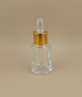China Customized Dropper Bottle Lotion Dispenser Pump For Face Essence With Golden Screw Lid And Small Size for sale