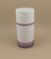 China Skincare Essential White Rotary-Type Airless Pump Bottle For Lipsticks for sale