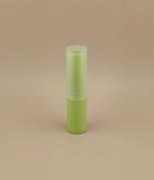 China Green Small Lip Balm Packaging with Clear Matte Smooth Lid for Lipsticks for sale
