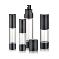 China Skincare Packaging As Airless Vacuum Plastic Cosmetic Container Lotion Screw Cap Pump Bottle for sale