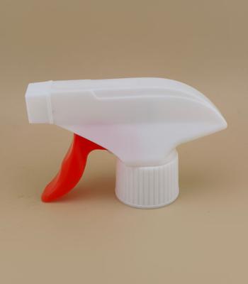 China PP Plastic White Trigger Pump Sprayer Red Button K101-8  for Chemical Industry for sale