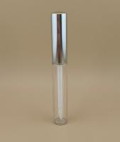China Delicate Design Clear Lip Balm Packaging with Silvery Lid for Lipsticks for sale
