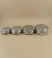 China Customized Silvery Aluminum Cosmetic Case with Screw Cap Certified for sale