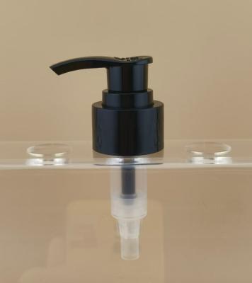 China Shiny Black Lotion Pump Screw Ribbed K201-9 for Skincare Bottles for sale