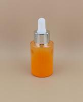 China New Design Clear Gradual Change Orange Smooth Round Dropper Bottle K-GBL30 For Essence for sale