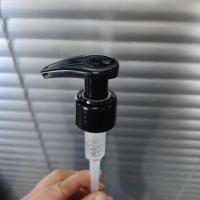 China PP Lotion Pump Fine Ribbed Closure Saddle Head Plastic Screw Lock Lotion Pump for sale