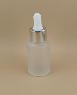 China New Design Matte Clear Smooth Round Dropper Bottle K-GBL30 for Essence for sale