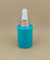 China New Design Cyan Smooth Round Dropper Bottle K-GBL30 for Essence for sale