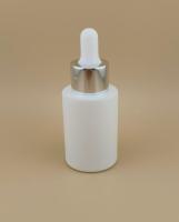 China New Design Matte White Smooth Round Dropper Bottle K-GBL30 for Essence for sale
