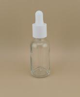 China Glass Customized Dropper Bottle for Skincare Delicate Design Clear and Smooth for sale