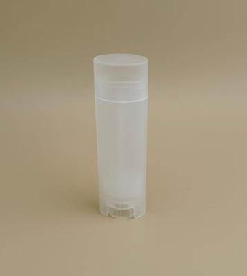 China Clear Small Ellipse Smooth Lip Balm Packaging for Lipsticks for sale