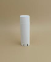China ISO9001 ISO14001 Certified Plastic White Small Ellipse Smooth Lip Balm Packaging Ideal for Lipsticks Cosmetic Containers for sale