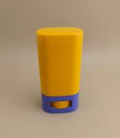 China Yellow and Purple Smooth Lip Balm Packaging 2304 for Lipsticks for sale