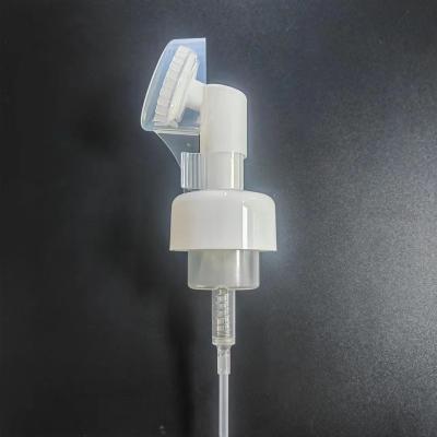 China Foam Pump Plastic Facial Mousse Foam Pump Dispenser With Brush K513 Form Pump for sale