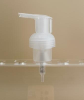 China Delicate Design Clear Plastic Foam Pump for Shampoo Bottles for sale