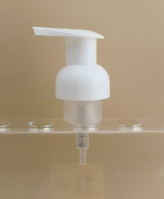 China Delicate Design White Plastic Foam Pump for Shampoo Bottles for sale
