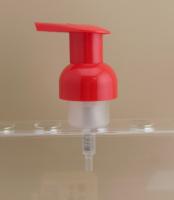 China Delicate Design Red Plastic Foam Pump for Shampoo Bottles for sale