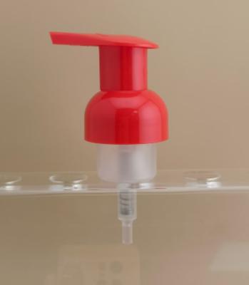 China Delicate Design Red Plastic Foam Pump for Shampoo Bottles for sale