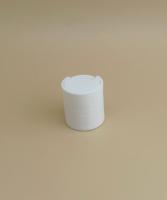China Small White Plastic Round Smooth Cap for Skincare Bottles for sale