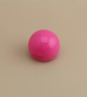 China Rose Plastic Small Smooth Spherical Lid for Cosmetic Bottles for sale
