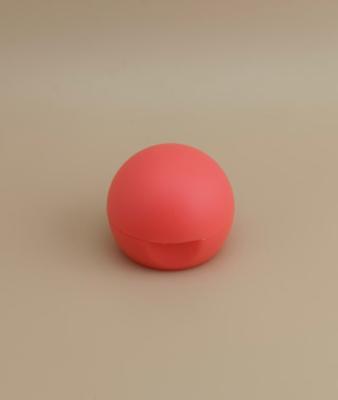 China Light Red Plastic Smooth Matte Spherical Lid for Cosmetic Bottles for sale