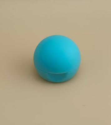 China Cyan Plastic Smooth Matte Spherical Lid for Cosmetic Bottles for sale