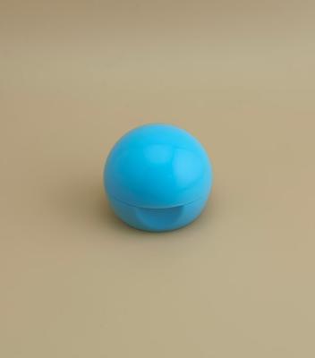 China Sky Blue Plastic Smooth Spherical Lid for Cosmetic Bottles for sale