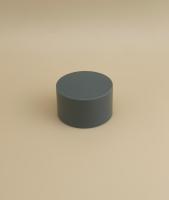 China Grey Plastic Smooth Matte Cap for Cosmetic Bottles for sale