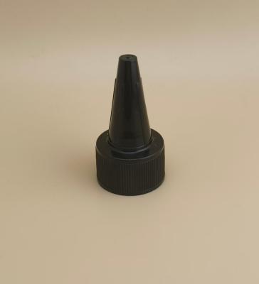 China Customized Black Plastic Ribbed Jelly Cap Certified ISO9001 ISO14001 Designed for Paint Bottles Sealing and Easy Application for sale