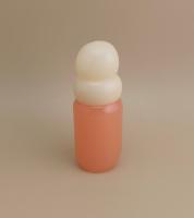 China Pink Glass Bottle with Ricewhite Cap for Girls' Perfume for sale