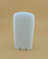 China White Custom Color Oval Shape PP Plastic Cosmetic Deodorant Stick Bottle for sale