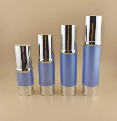 China New Design Blue Airless Pump Bottle for Perfume and Cream for sale