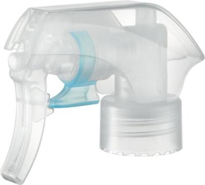 China Wholesale New Design 28mm Plastic Trigger Fine Mist Sprayer 24mm Black Trigger Sprayer Head for sale