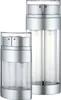 China Wholesales Press Down Double-Barrelled Airless Bottle Face Care Cream Personal Care Cosmetic Color Customized for sale