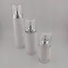 China Luxury Refillable 30ml Around Spray Plastic Cosmetic Serum Lotion Acrylic Airless Pump Bottle for sale