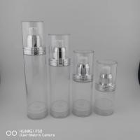 China Cosmetic Dispensing Airless Pump Bottle 30ml 50ml as Lotion Cream Liquid Travel Dispensing Container for sale