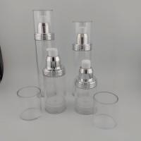 China Cosmetic Dispensing Airless Pump Bottle 30ml 50ml as Lotion Cream Liquid Travel Dispensing Container for sale