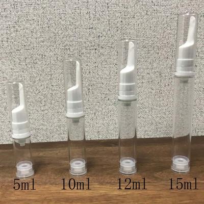 China Mini Airless Pump Bottle PP Plastic for Cosmetic for sale