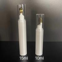 China 10ml 15ml Mini Airless Pump Bottle PP Plastic Eye Serum Cream Airless Bottle for sale