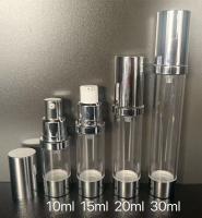 China Silvery Airless Lotion Bottle for Skincare for sale