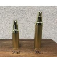 China Cylindrical 10ml 15ml 20ml 30m Silver PP Plastic Airless Pump Bottle with Popular Lotion Pump Bottle for sale