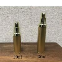 China Cylindrical 10ml 15ml 20ml 30m Silver PP Plastic Airless Pump Bottle with Popular Lotion Pump Bottle for sale