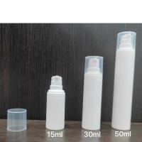 China Empty Plastic Lotion Airless Face Serum Pump Bottle for Skincare Packaging Airless 50ml for sale