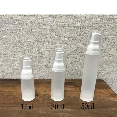 China Cosmetic Airless Bottle 30ml Cosmetic Lotion/Fine Mist Spray Airless Pump Bottle for sale