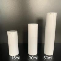 China Cosmetic Airless Pump Bottle 15ml 30ml 50ml Twist up Plastic Cosmetic Airless Pump Bottle for sale