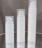 China Luxury Custom White Matt Twist Airless Pump Bottle 30ml Plastic Pump Bottle with ABS Pump Head for sale