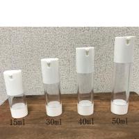 China 15ml 30ml 40ml 50ml Cosmetic Airless Bottle Body Cream Airtight Airless Pump Bottle for sale