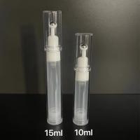 China Eco-Friendly 15ml 30ml 45ml 50ml Transparent Empty PP Plastic Cosmetic Packaging Container Serum Lotion Airless Pump Bottle for sale